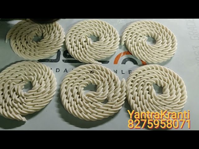 Murukku Chakali Making Machine - Murukku Machine With Conveyor System ...