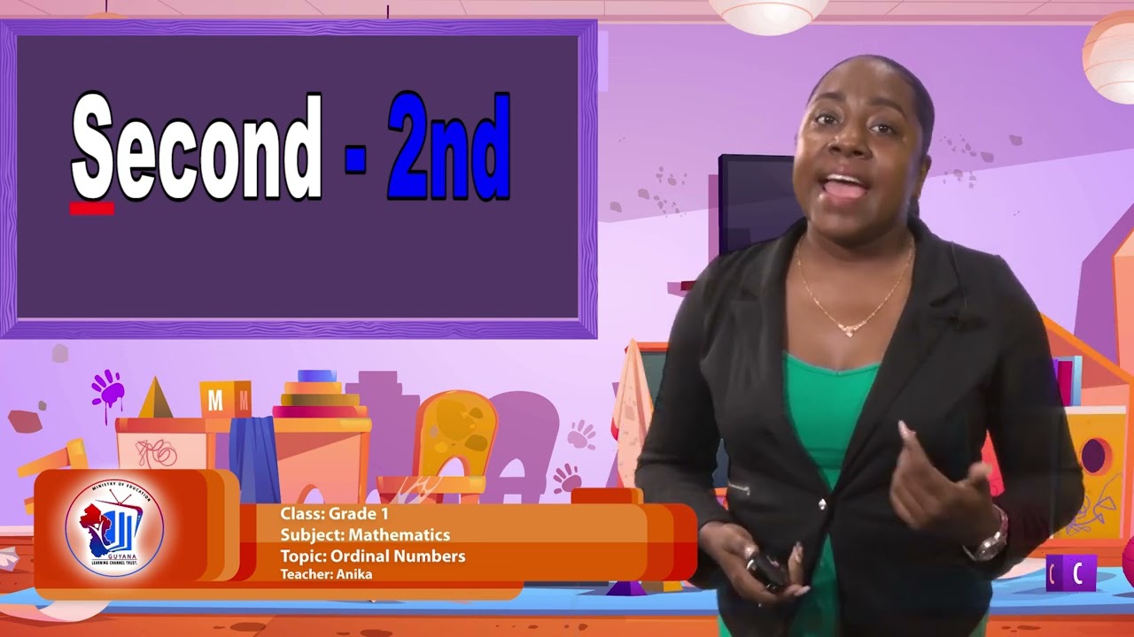 Mathematics - Grade 1: Ordinal Numbers