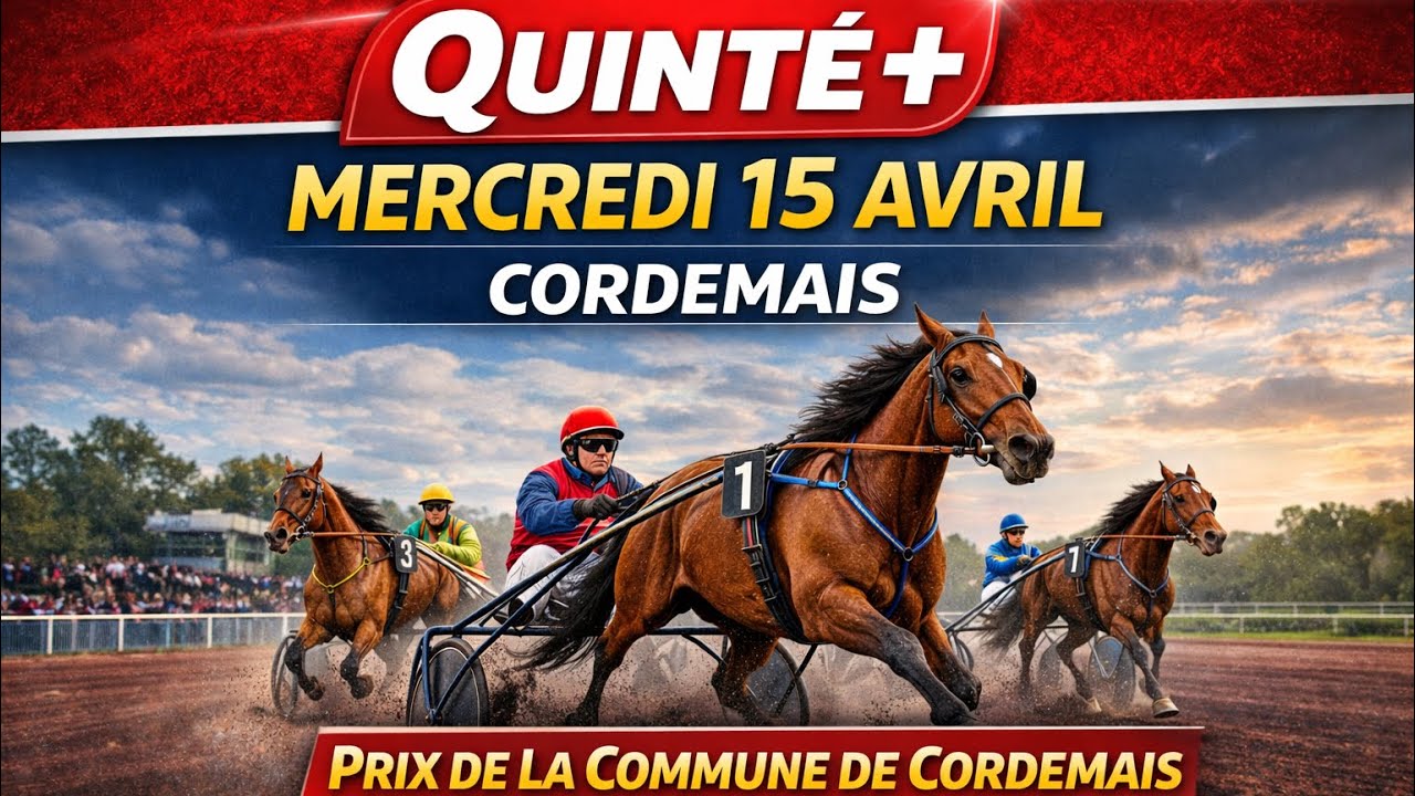 Comment gagner aux courses? Prono Gratuit Quinté Mercredi 15 Avril Cordemais. À écouter en entier !!