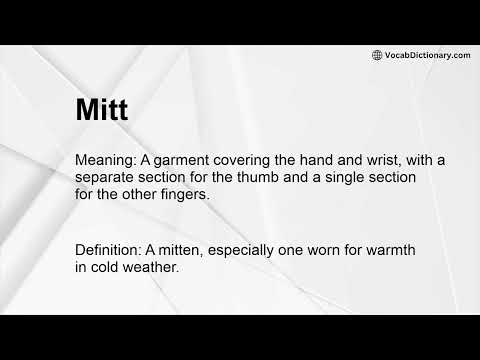 Mitt Meaning