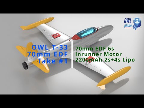 🦉 OWL T-33 70mm EDF (Test Files)・Free 3D File for 3D printing・Cults