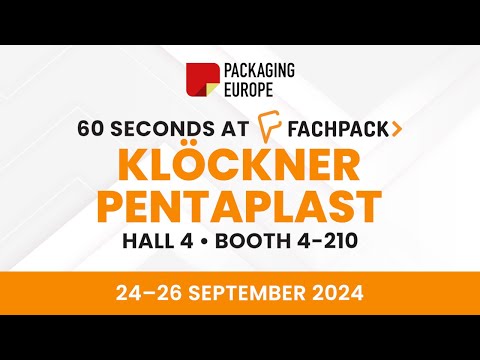 60 Seconds at FachPack with Klöckner Pentaplast