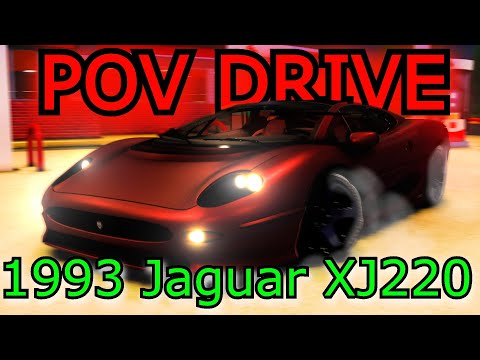 1993 Jaguar XJ220 - POV Drive | Lukieo