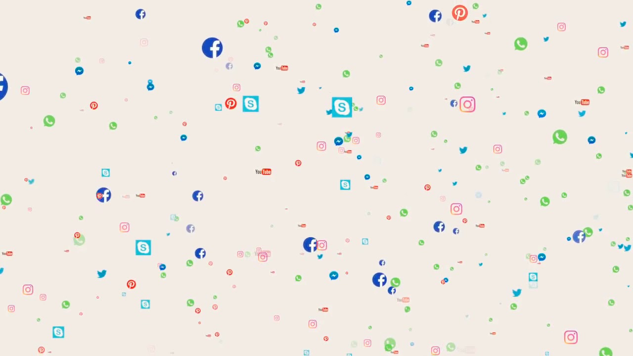 SHOWING ICON OF ALL SOCIAL MEDIA  FACEBOOK YOUTUBE INSTAGRAM LINKEDIN WHATSAPP TWITTER PINTEREST