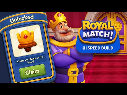 Speed Build: Creating Royal Match Game UI with Figma | Game UI Design ...