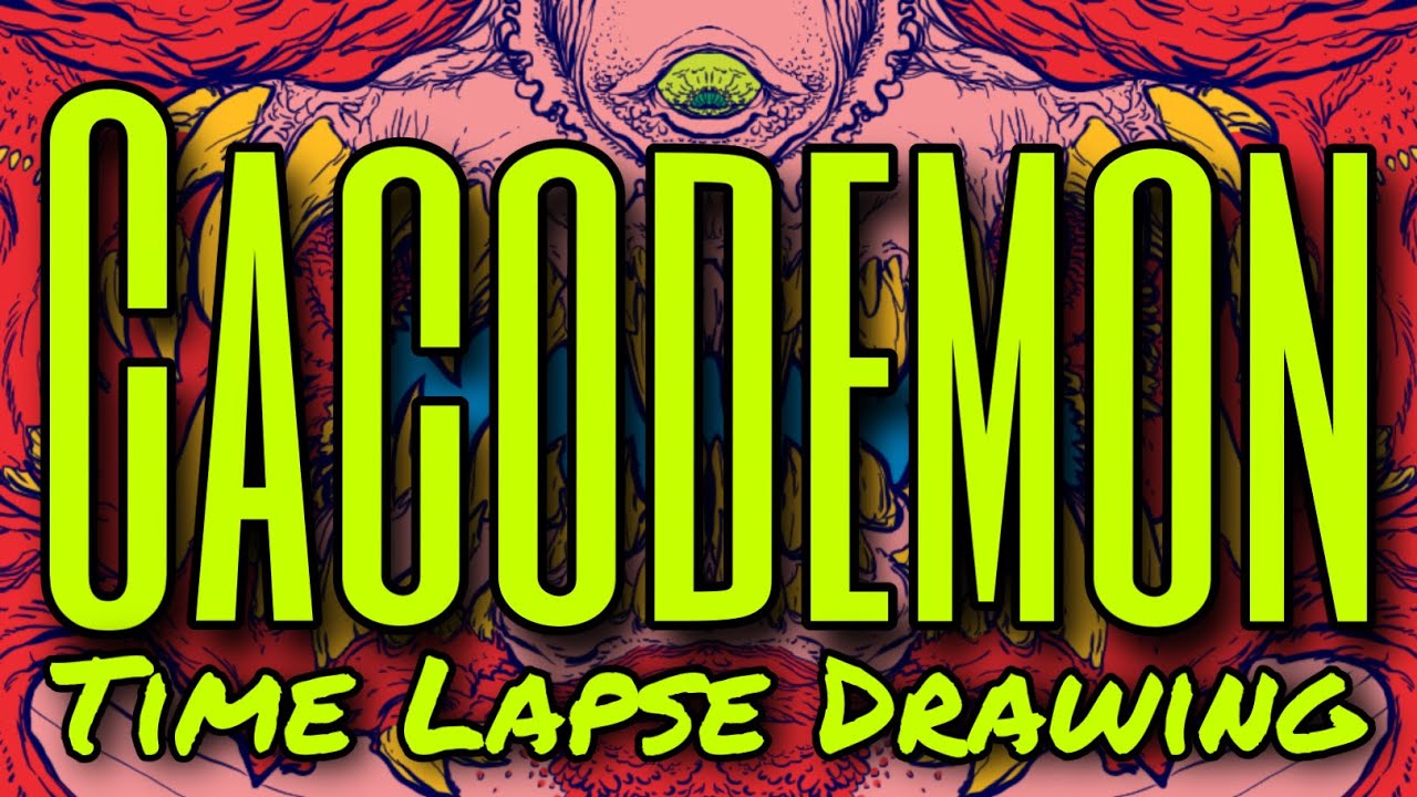 Cacodemon - Time Lapse Drawing