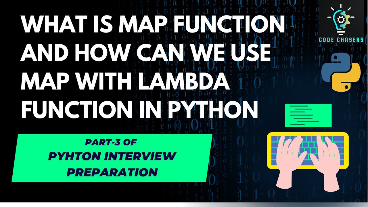 #3 What is a map function in python?|using map with lambda fun in python|Python interview prep prep