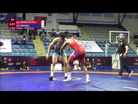 BRONZE FS - 74 kg: J. RODRIGUEZ RO (DOM) v. J. PHULKA (CAN)