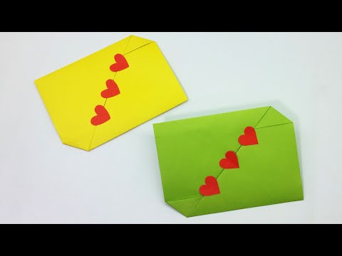 How to Make a Paper Envelope | Very Easy Origami Envelope Tutorial ...