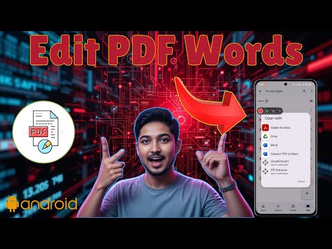 How To Edit Words In PDF Document In Mobile - Simple Steps