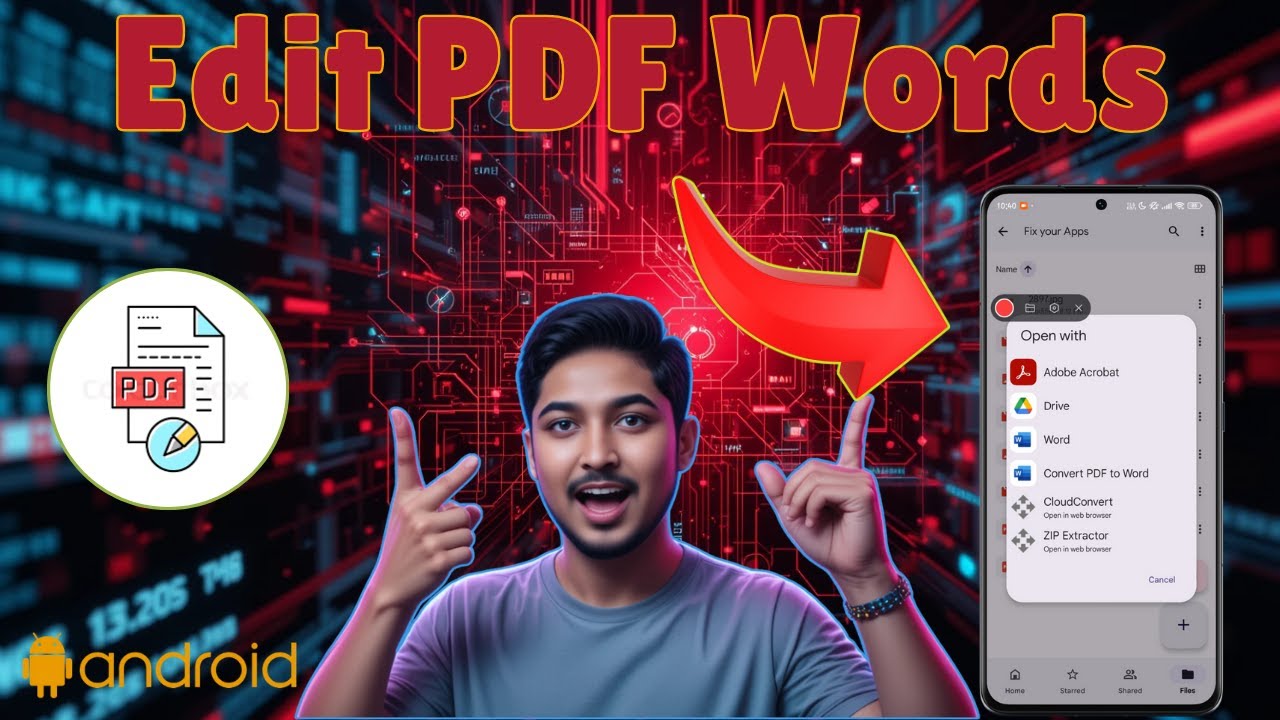 How To Edit Words In PDF Document In Mobile - Simple Steps