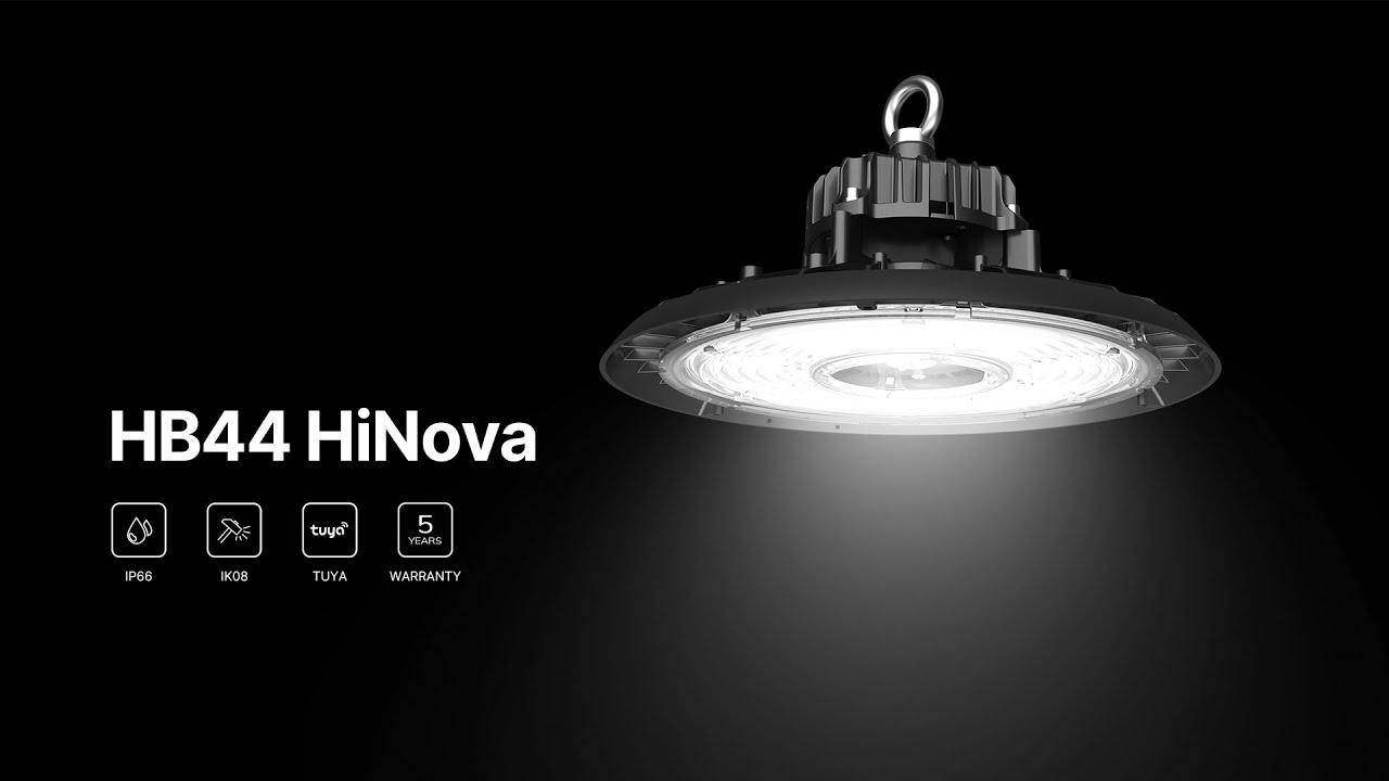 HB44 210lm/W High Bay Built-in Sensor Savings Energy And Reducs Carbon ...