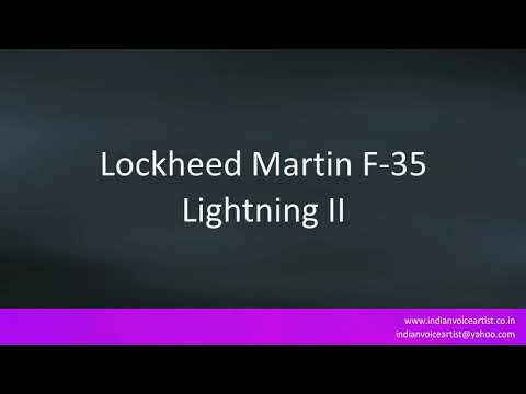 Pronunciation of the word(s) "Lockheed Martin F-35 Lightning II".