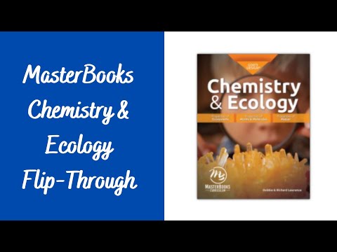 MasterBooks God's Design Chemistry & Ecology Science Curriculum FLIP THROUGH