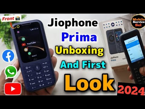 Jiophone prima unboxing !! jiophone prima new kepad 4G phone 2024