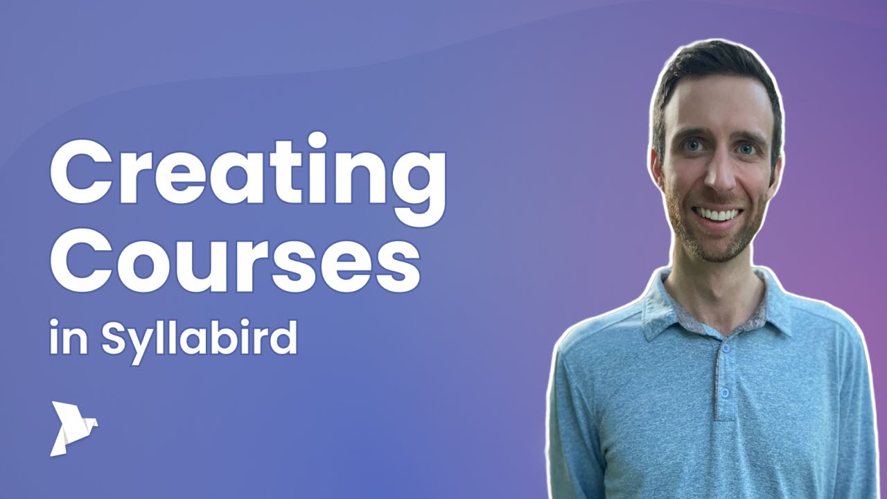 Creating Courses in Syllabird