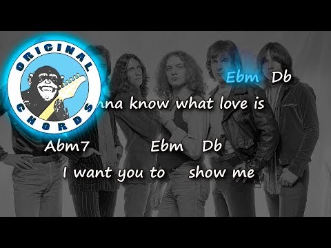 Foreigner - I Want To Know What Love Is - Chords & Lyrics