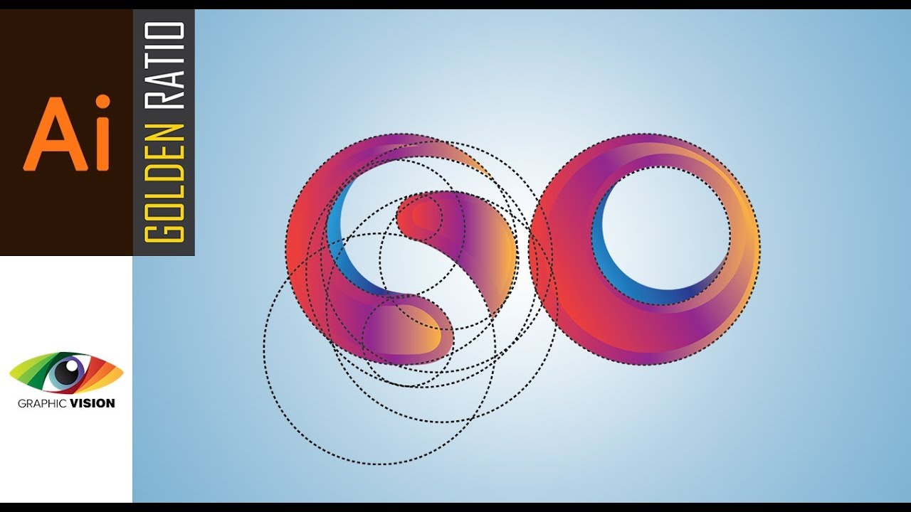Adobe Illustrator Tutorial Logo Design using Golden Ratio | GO