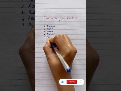 Name 9 Countries that start with letter A #shorts#youtubeshorts#countries