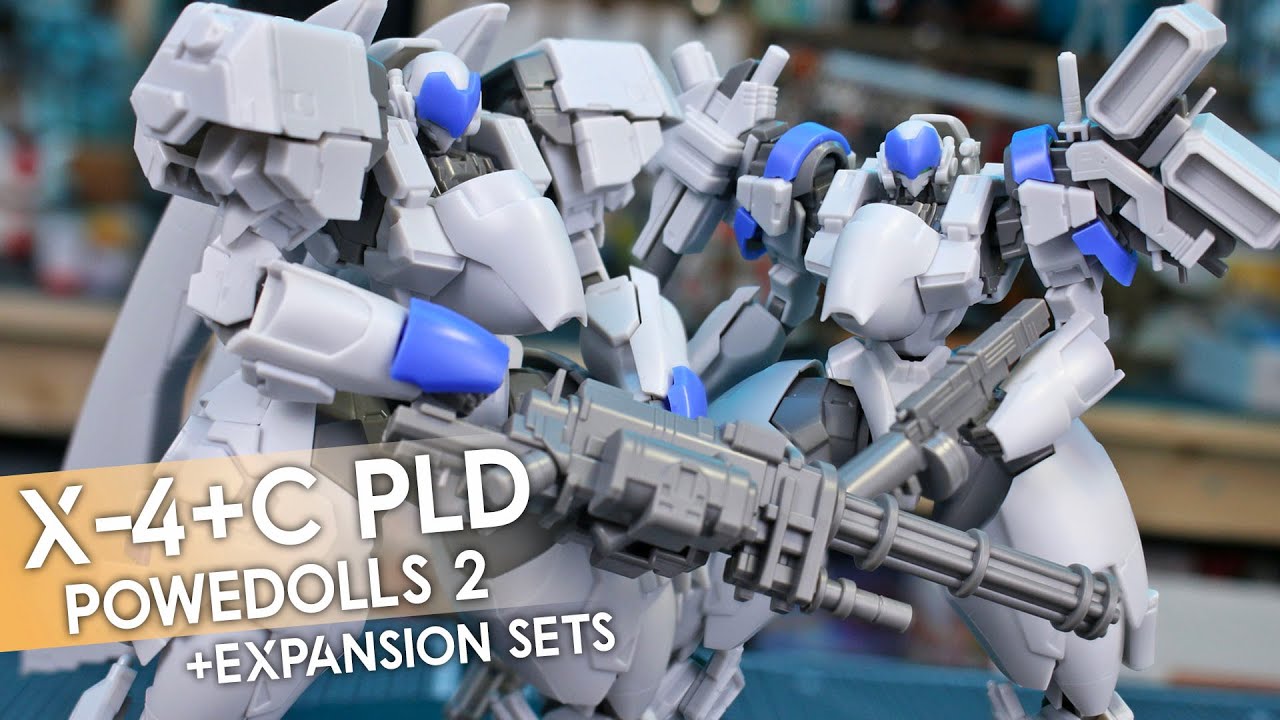 5inM Power Loader X-4+C(PDF-C701)PLD + Expansion Sets A&B - PLUM Power Dolls 2 UNBOXING and Review!