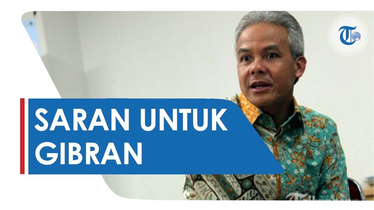 Saran Ganjar Pranowo untuk Gibran Rakabuming Raka Maju ke Pilkada Solo ... Saran Ganjar Pranowo untuk Gibran Rakabuming Raka Maju ke Pilkada Solo ...