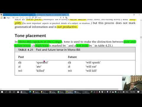 Tone placement in Urdu and English lecture 20 morphology and syntax bs 3