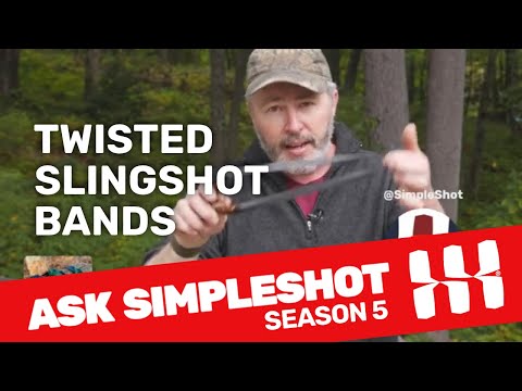 Twisted slingshot bands