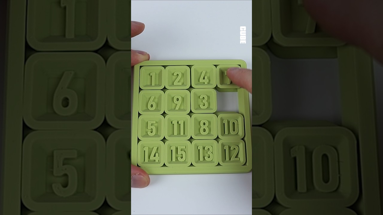 3D Printed Sliding Number Puzzle 🧩