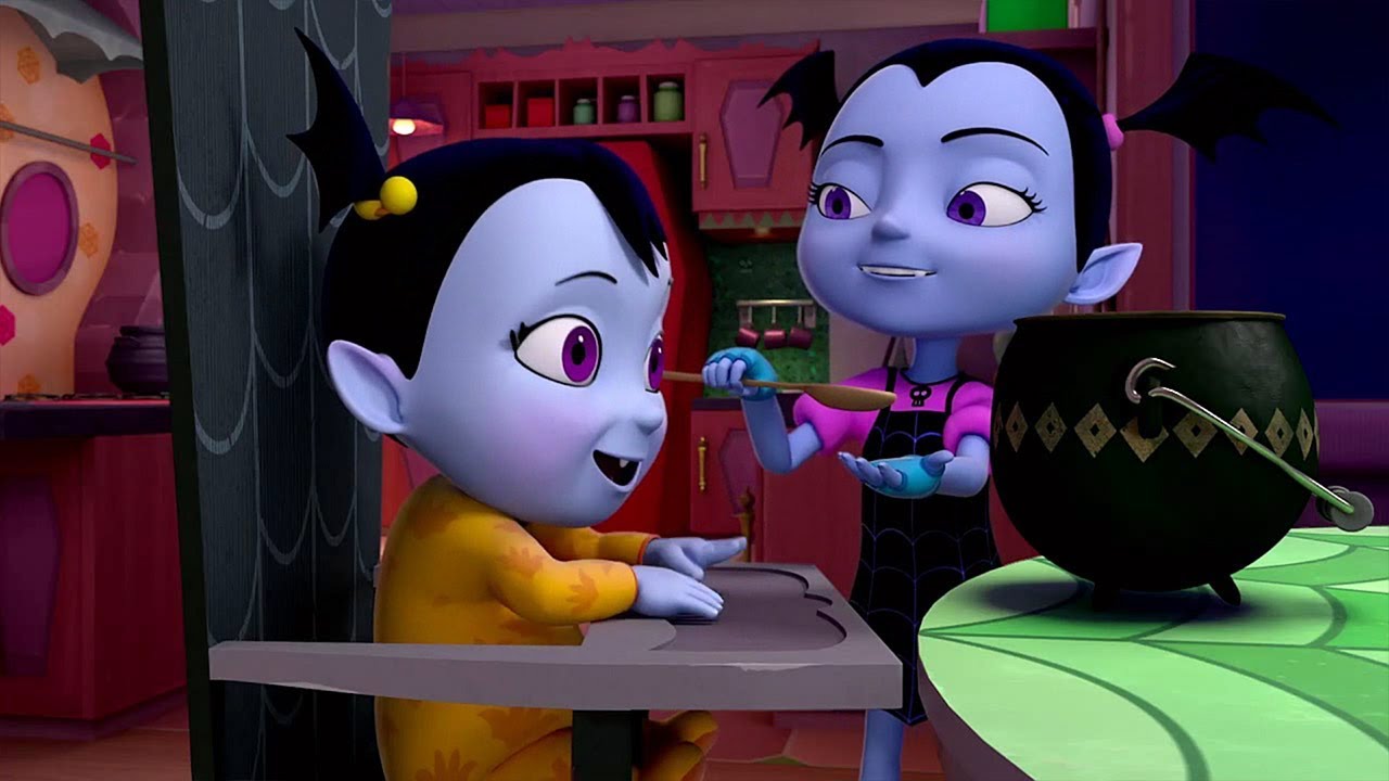 Vampirina - La cena de la Bebe Vampiro | Disney Junior dibujos animados VAMPIRINA en Español