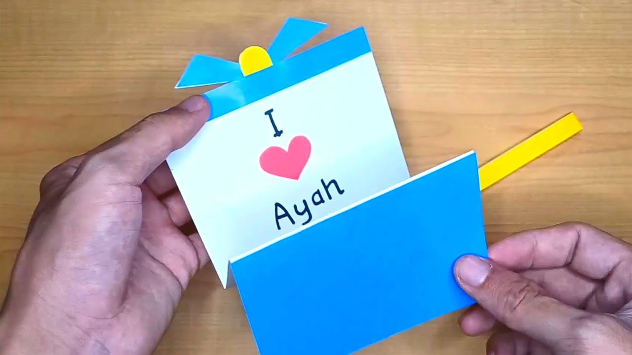 Kartu ucapan Hari Ayah yang Unik dan mudah