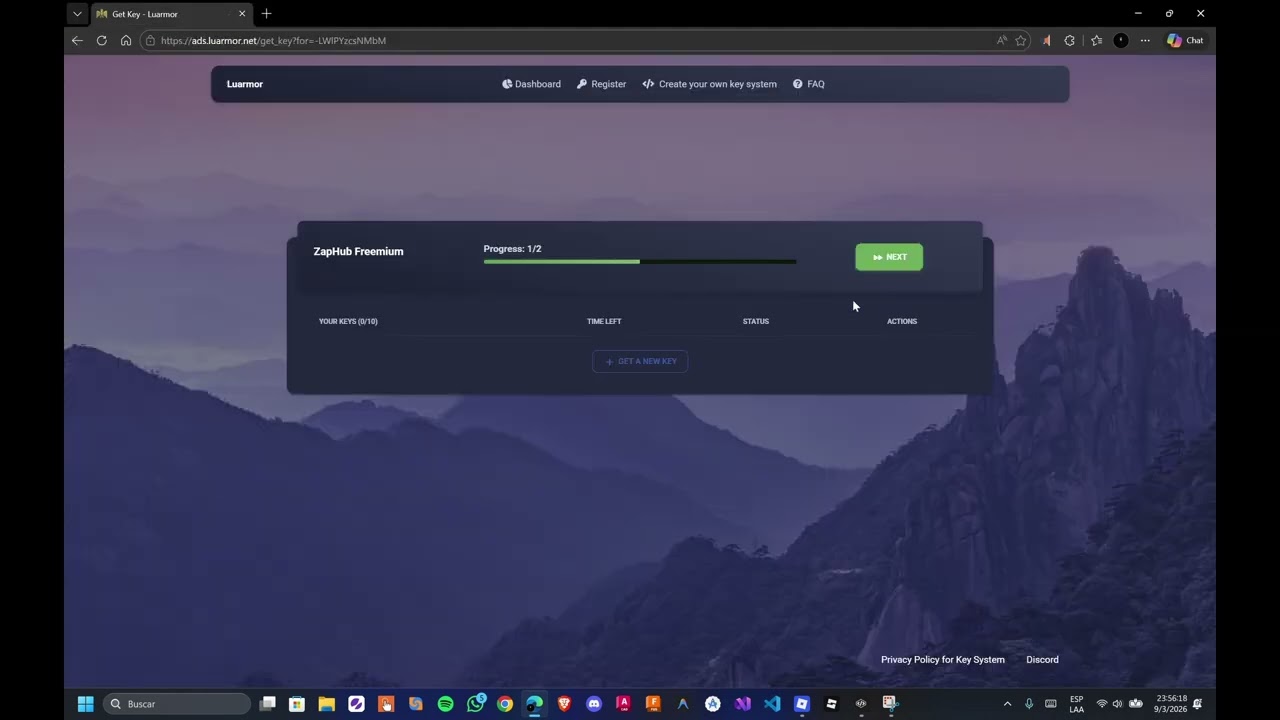 Zaphub Freemium - Key System tutorial (24 hours)