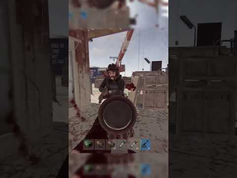 New Player's First Time at Large Oil Rig in Rust