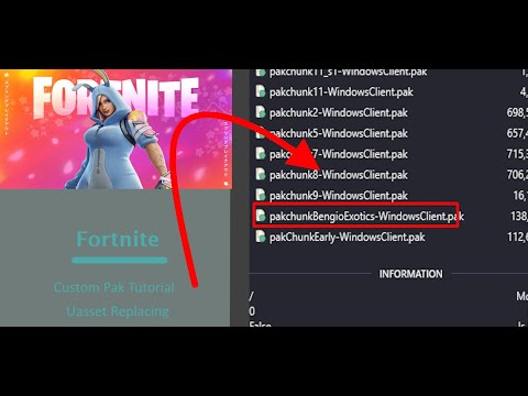 Fortnite | Bengio_10 | Custom Pak Tutorial (More info in Description)
