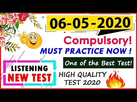 IELTS LISTENING PRACTICE TEST 2020 WITH ANSWERS | 06-05-2020