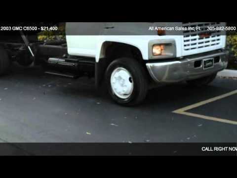 2003 GMC C6500 TOW TRUCK WRECKER - for sale in Miami, FL 33167