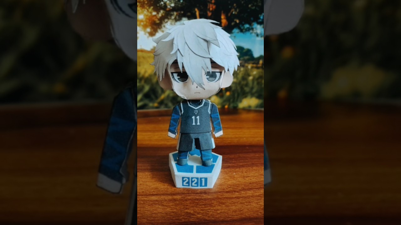 Nagi seishiro❄️⚽ paperfigure #bluelock #nagiseishiro #anime get the sheet from description