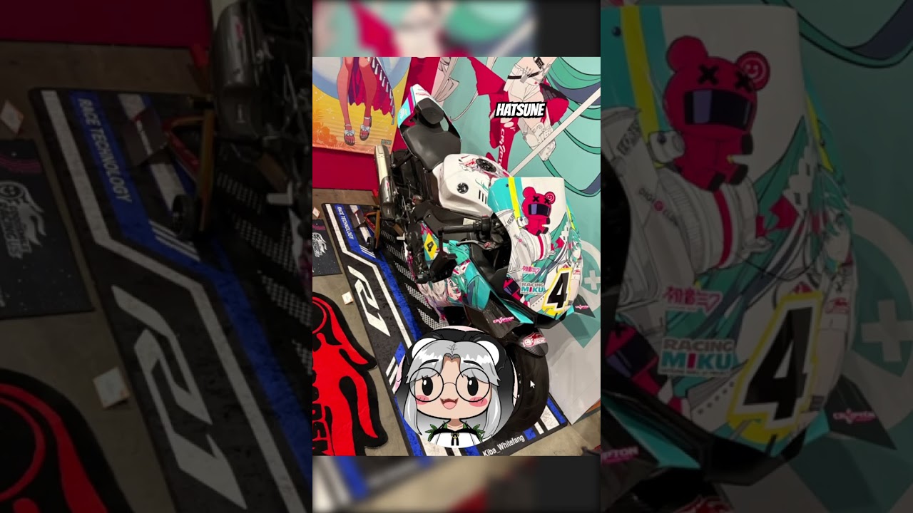 Hatsune Miku Bike ONLY! #shorts