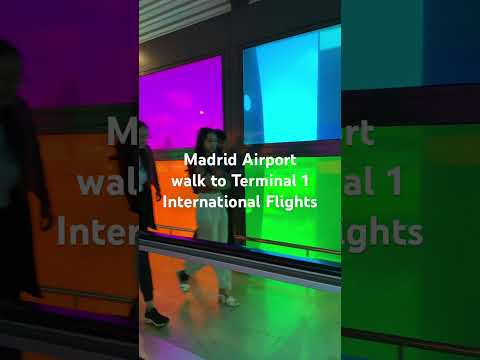 Madrid Airport Terminal 1 international Flights ✈️😀 #travel #airport #fly #flight