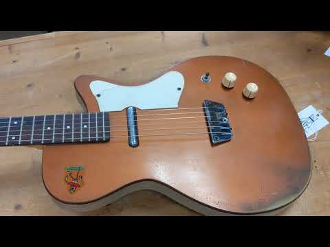 1959 Silvertone/Danelectro u1 - Coppertop “dolphin-head” | Reverb