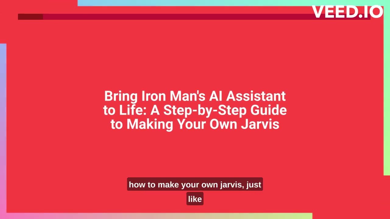 How to Build Your Own JARVIS AI Assistant | A Absolute Beginner's Guide with Python | | #1