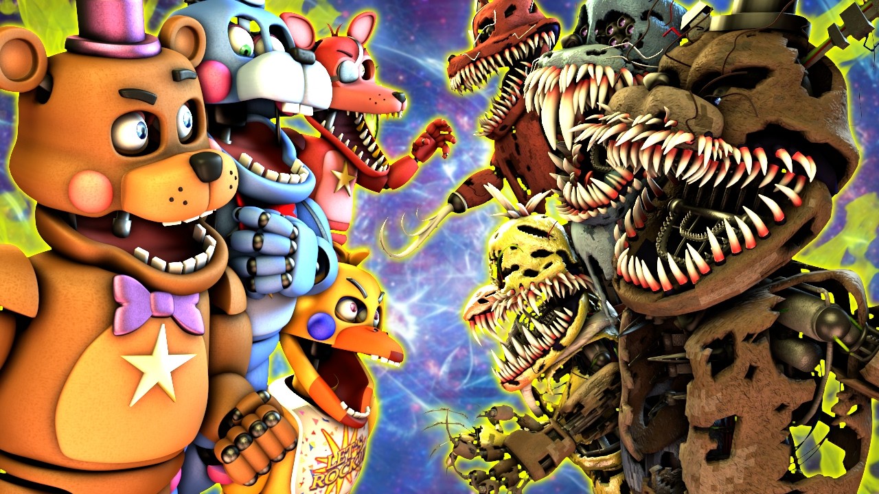 [SFM FNaF] Corrupted vs Rockstar
