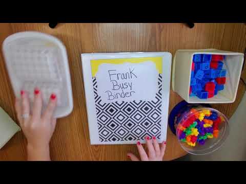 Interactive busy binder for kindergarten FREE PRINTABLES LINKS INCLUDED