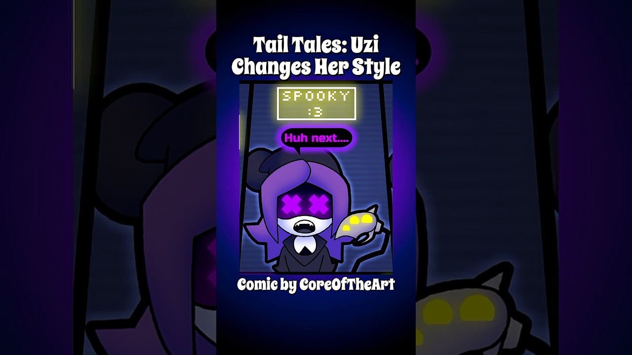 Tail Tales: Uzi Changes Her Style (Murder Drones comic dub) #murderdrones #comicdub #voiceacting