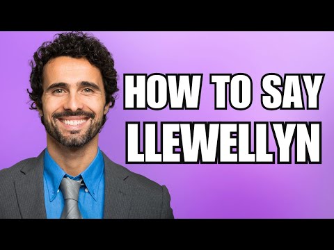 How To Pronounce LLewellyn (Correctly)