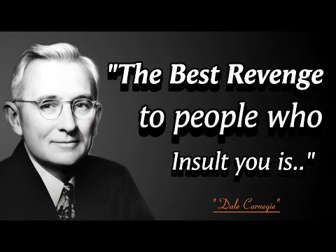 How To Respond to An Insulting Person | Dale Carnegie Quotes On Life And Success In English.