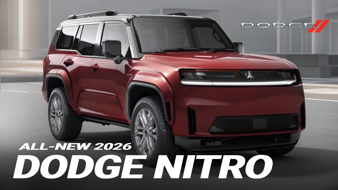 Revived 2026 Dodge Nitro Jumps Rugged From Behind the CGI Curtain With TNGA-F Vibes - autoevolution