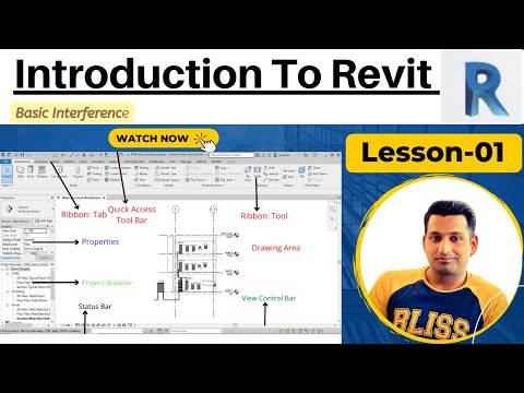 Revit Tutorials | Introduction To Revit and Basic Interference | Learn Revit