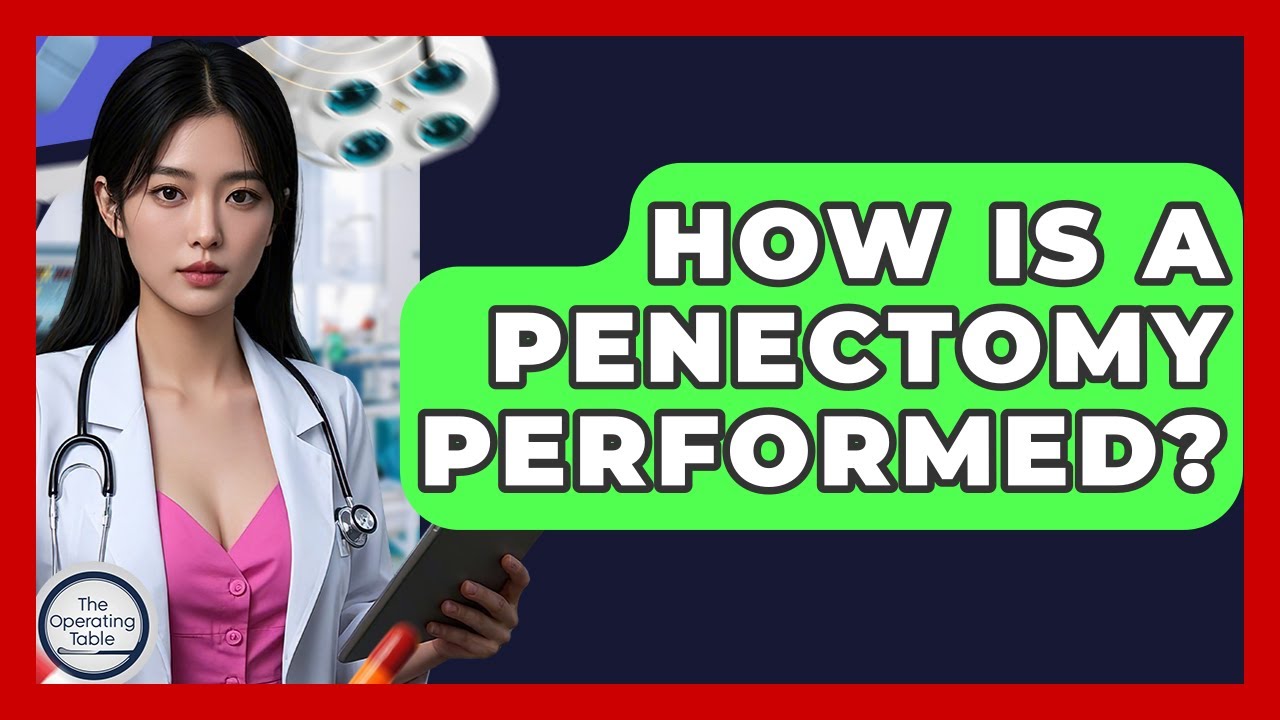 How Is A Penectomy Performed? - The Operating Table