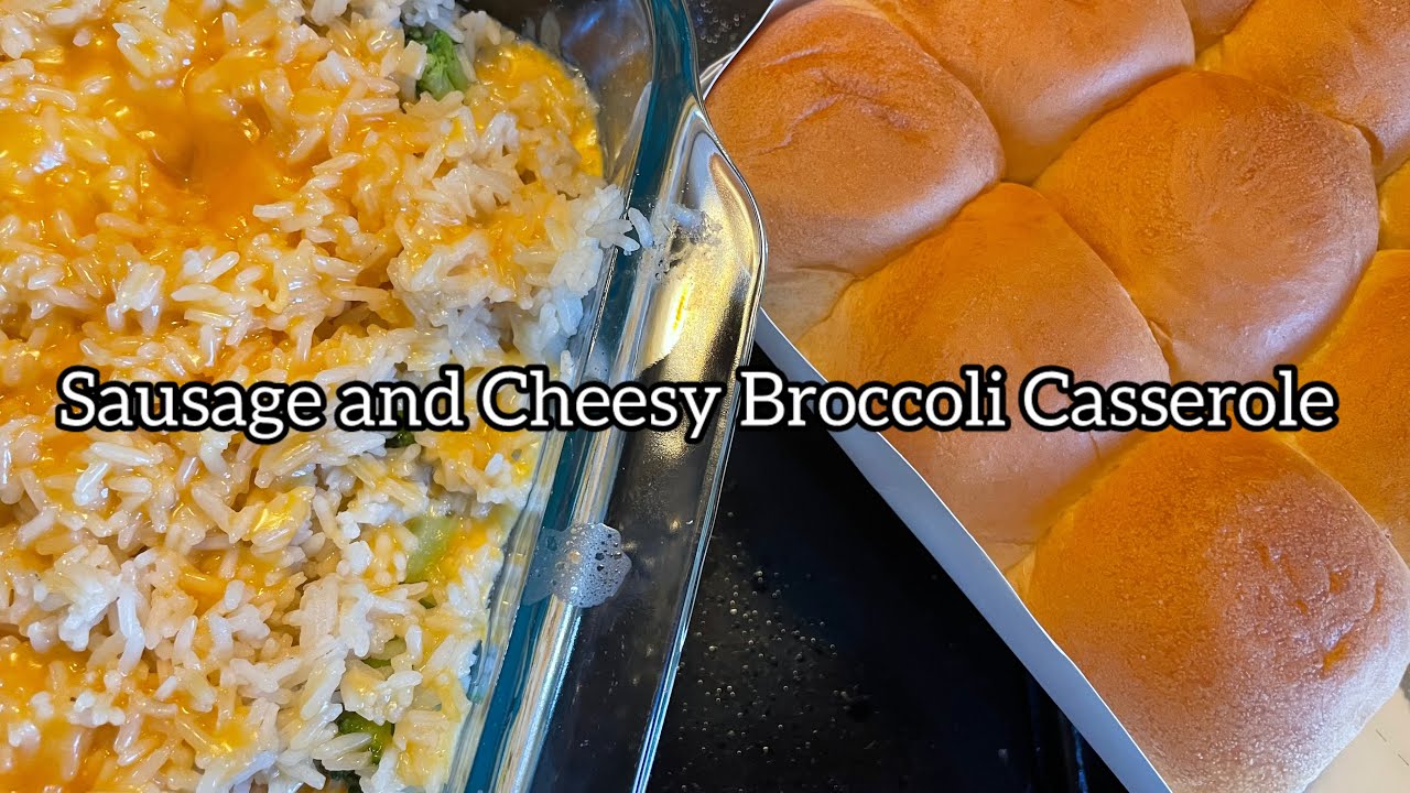 COOKING Sausage & Cheesy Broccoli Casserole with @astrowolve