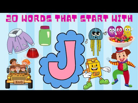 Words That Start with J | Phonics letter J | Letter J Vocabulary | Kids Video | Kids Grade | J